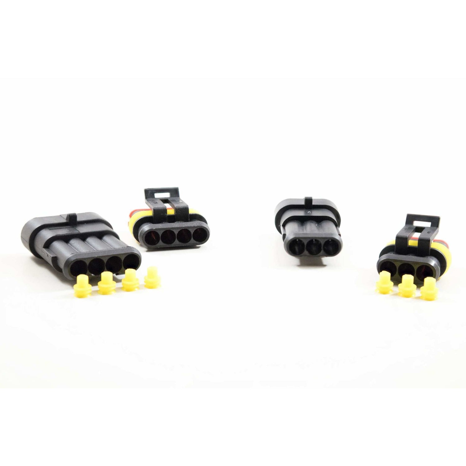 AMP Male - 4 pin Connector Universal – CA Auto Parts