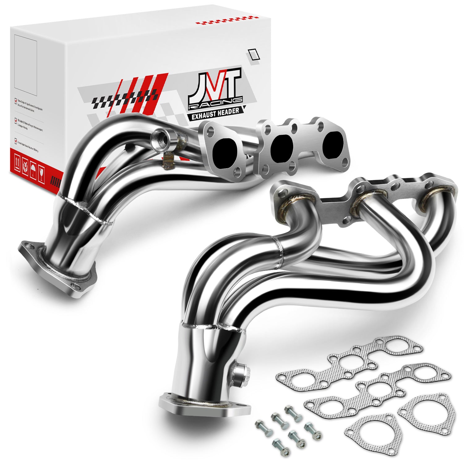 97-04 Nissan 300ZX 3-1 shorty Exhaust Headers Polished Finished – CA ...