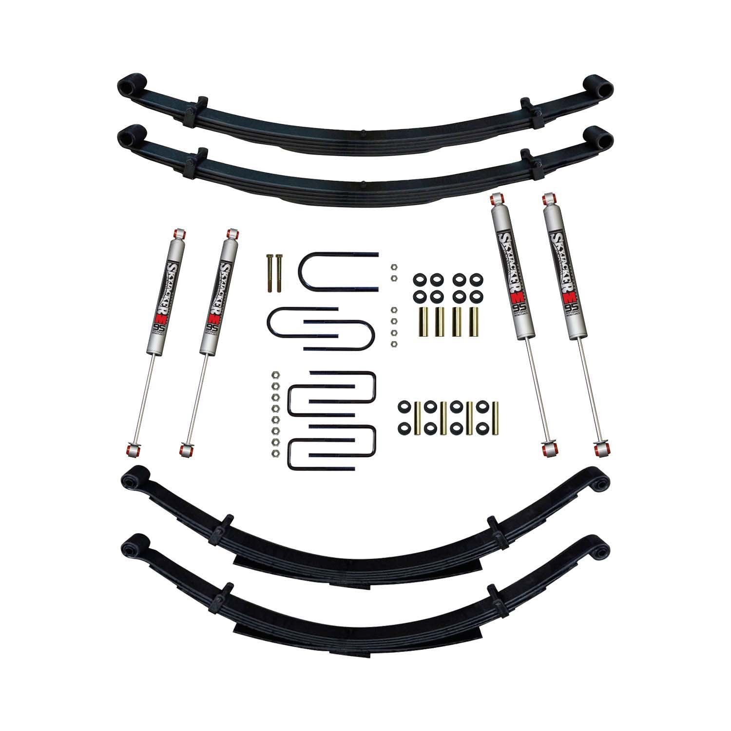 87-91 Dodge W250 W350 1 in. Lift System w/ M95 Performance Shocks – CA ...