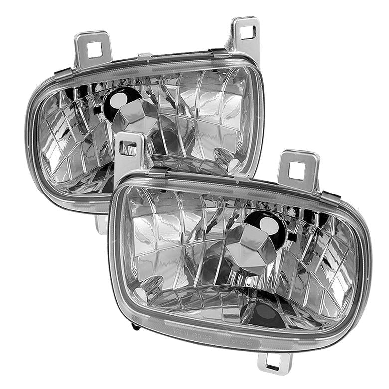93-95 Mazda RX-7 Chrome Crystal Headlights – CA Auto Parts