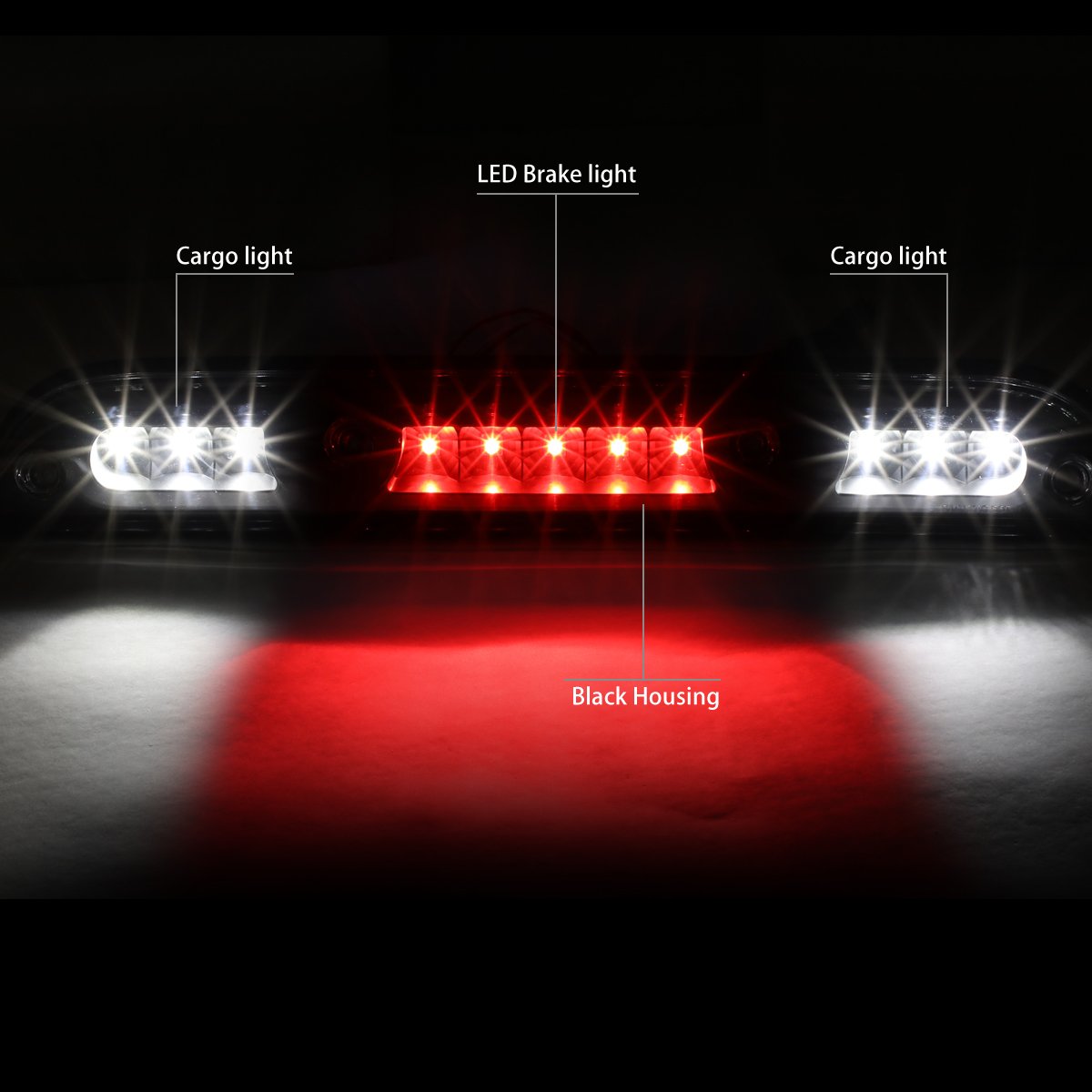 15-20 Ford F-150, 17-20 F-250 F-350 F-450 F-550 SD LED 3rd Brake Light ...