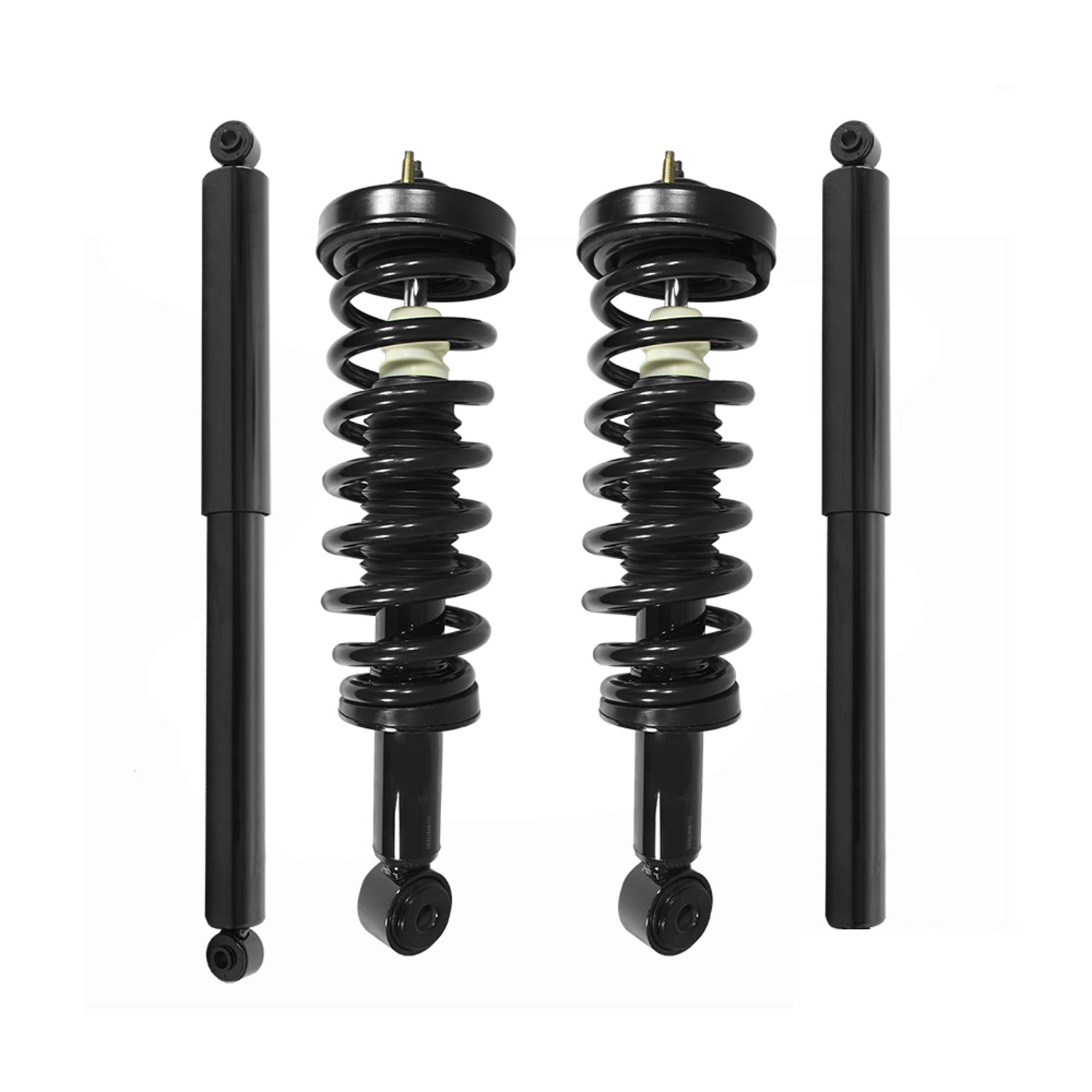 Unity Automotive Front & Rear Complete Strut Assembly Shock Kit 4-11206 ...