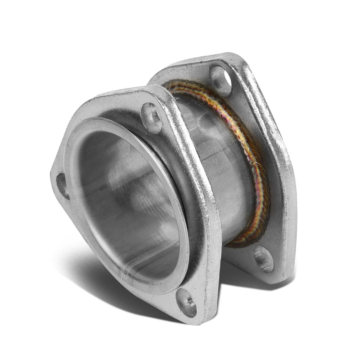 2.25 in. Inlet 2 in. Length 3-Bolts Catback / Test Pipe Adapter - Stai ...