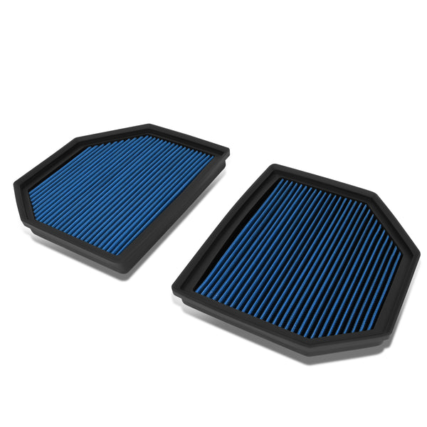15-19 BMW M3 M4 13-16 M5 12-19 M6 Drop-in Panel Air Filters - Blue - CA ...
