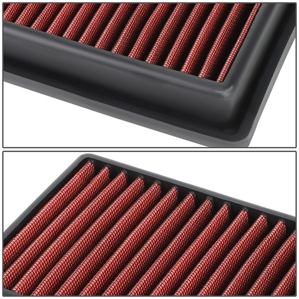 16-18 Smart Fortwo 0.9L Turbo Drop-in Panel Air Filter - Red – CA Auto ...