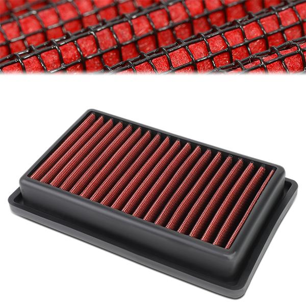16-18 Smart Fortwo 0.9L Turbo Drop-in Panel Air Filter - Red – CA Auto ...