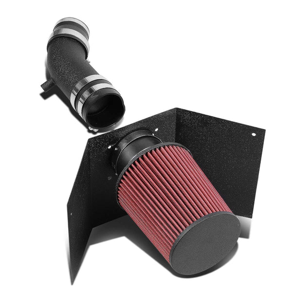 03-05 Lincoln Aviator 4.6L V8 Black Cold Air Intake w/Heat Shield+Cone ...