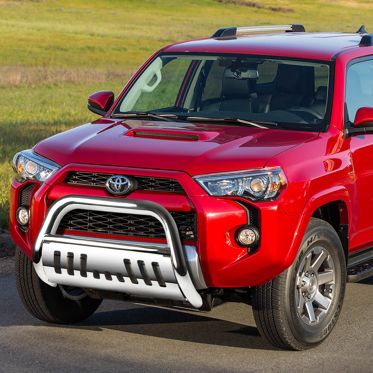 10-16 Toyota 4Runner Bull Bar w/Skid Plate - Stainless Steel – CA Auto ...