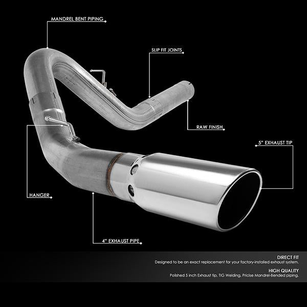 Particulate Filter-Back Exhaust w/5 in. OD Tip 07-10 Chevy Silverado G ...