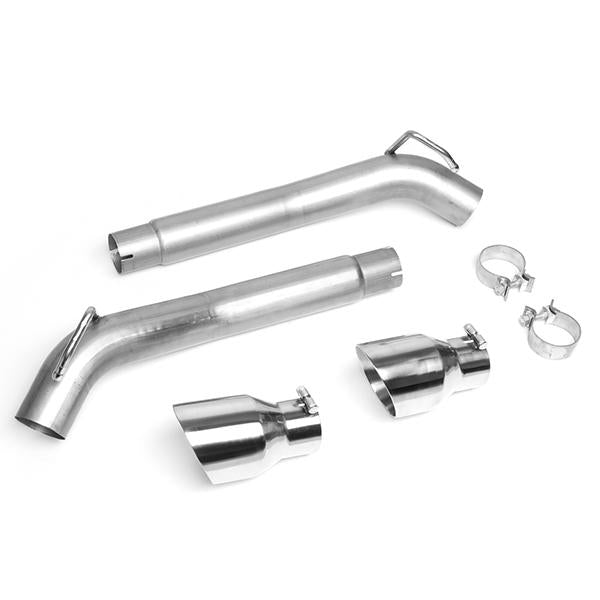 Axle-Back Exhaust w/4.5 in. OD Muffler Tip - Stainless Steel 10-15 Che ...