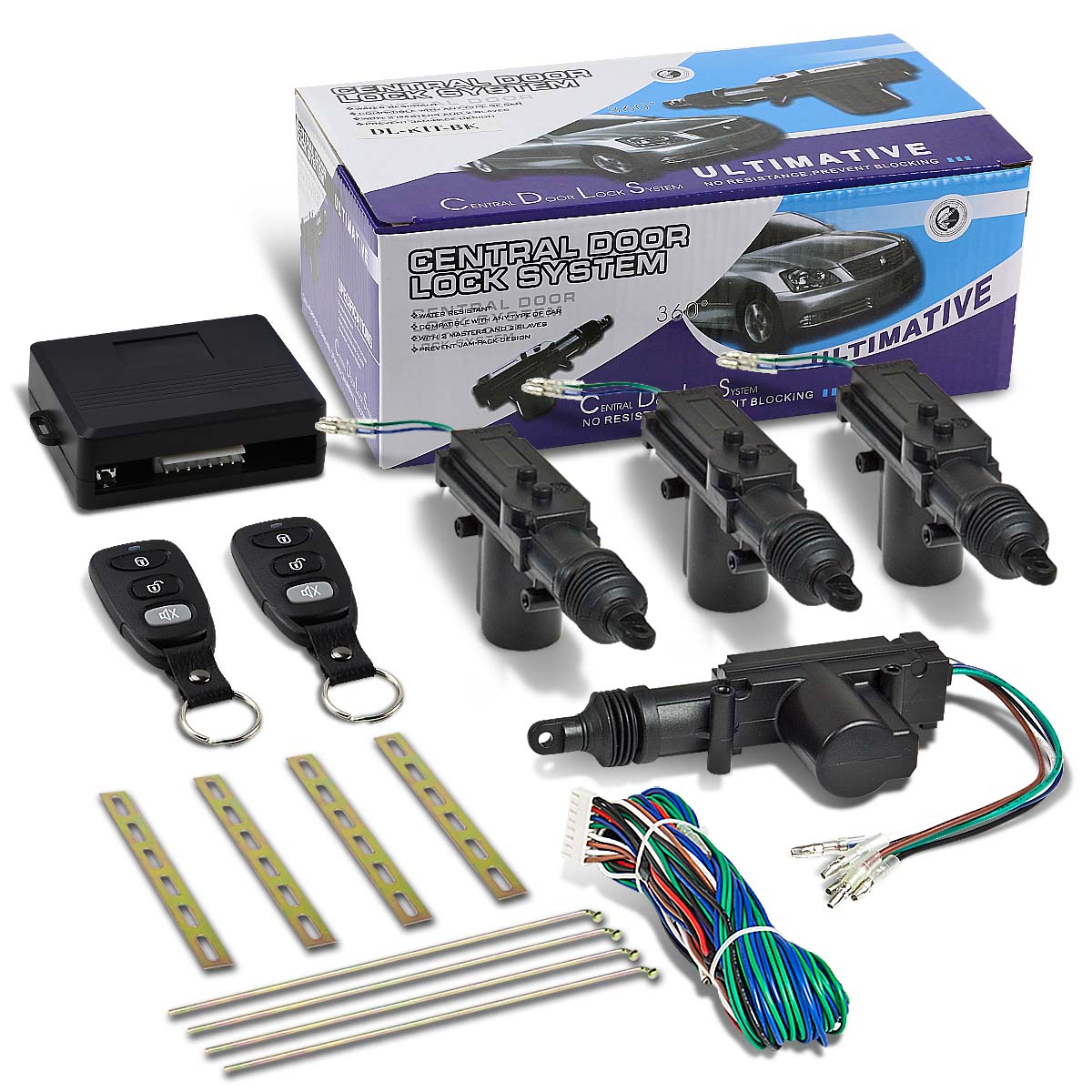 Universal Car Keyless Entry Power Door Lock Remote Control Conversion ...