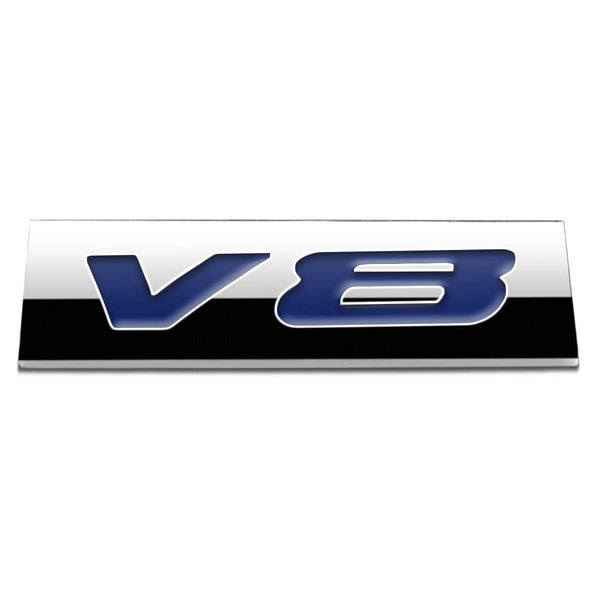 V8 Tape-on Emblem Badge DecalUniversal - CA Auto Parts