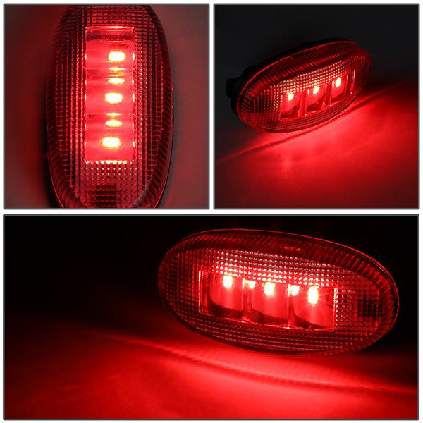 11-18 Ford F350 F450 LED Side Marker Lights Super Duty Dually Fender ...