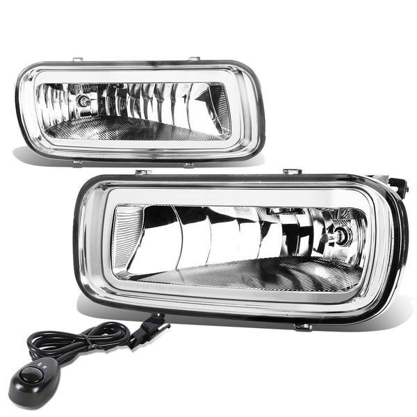 Clear Lens Fog Lights w/ Switch + Wiring Harness 04-06 Ford F-150, 200 ...
