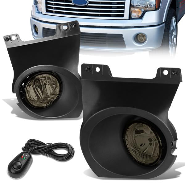 09-14 Ford F150 Factory Style Fog Lights w/ Switch + Wiring Harnesses ...