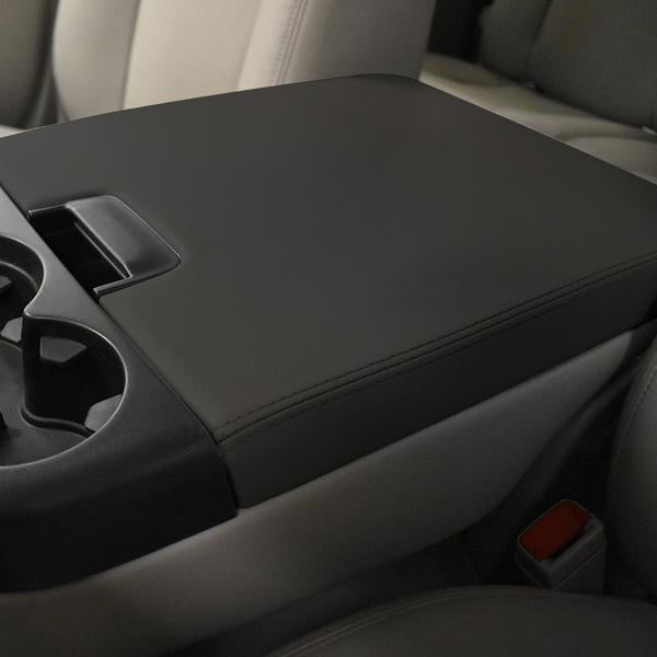 Black Leather Center Console Lid w/Switch07-13 Chevy/GMC Silverado Sie ...