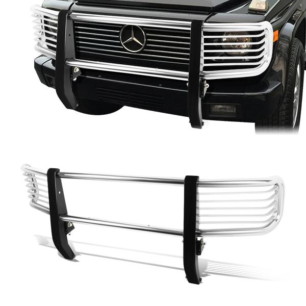 99-12 Mercedes-Benz G500 Brush Grille Guard - Stainless Steel - CA Auto ...