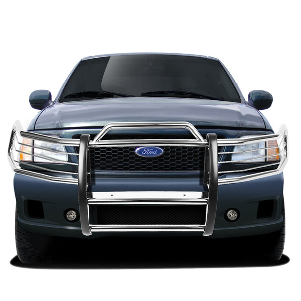 97-98 Ford F150 F250 Expedition Brush Grille Guard - Stainless Steel ...