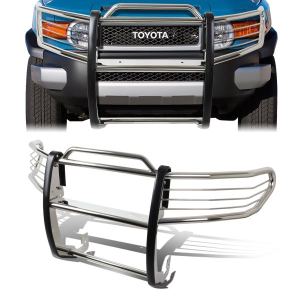 07-14 Toyota FJ Cruiser Brush Grille Guard - Stainless Steel - CA Auto ...