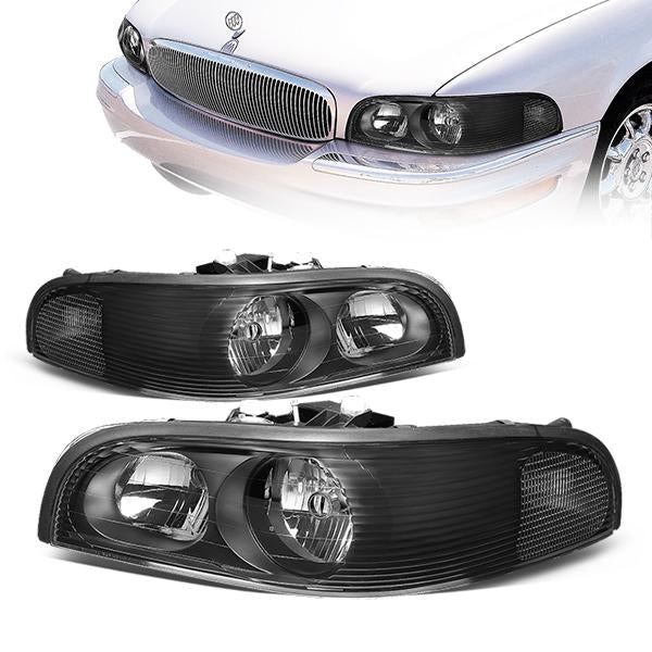 97-05 Buick Park Avenue Factory Style Headlights - CA Auto Parts
