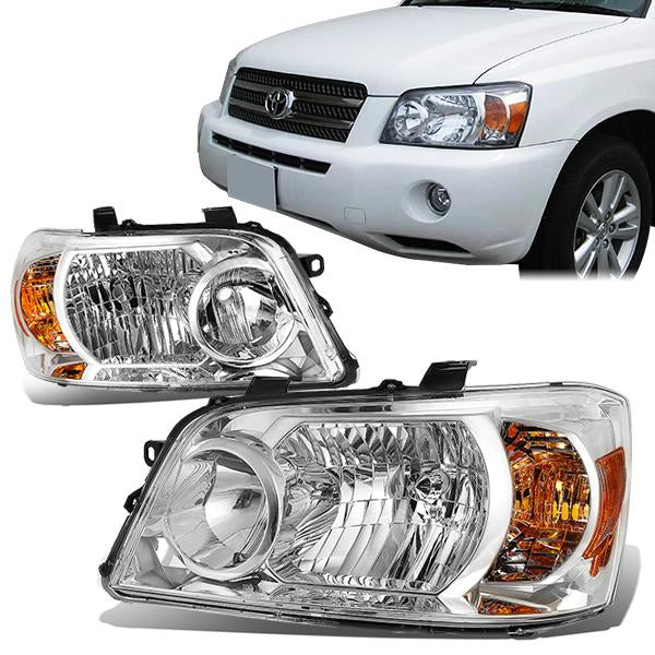 04-06 Toyota Highlander Factory Style Headlights - CA Auto Parts