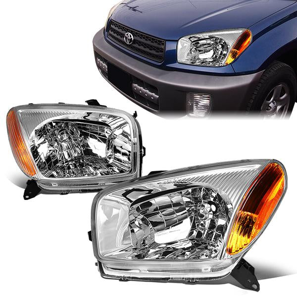 01-03 Toyota RAV4 Factory Style Headlights - CA Auto Parts