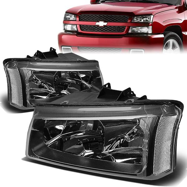 03-07 Chevy Silverado 1500 2500 HD 3500 Factory Style Headlights - CA ...