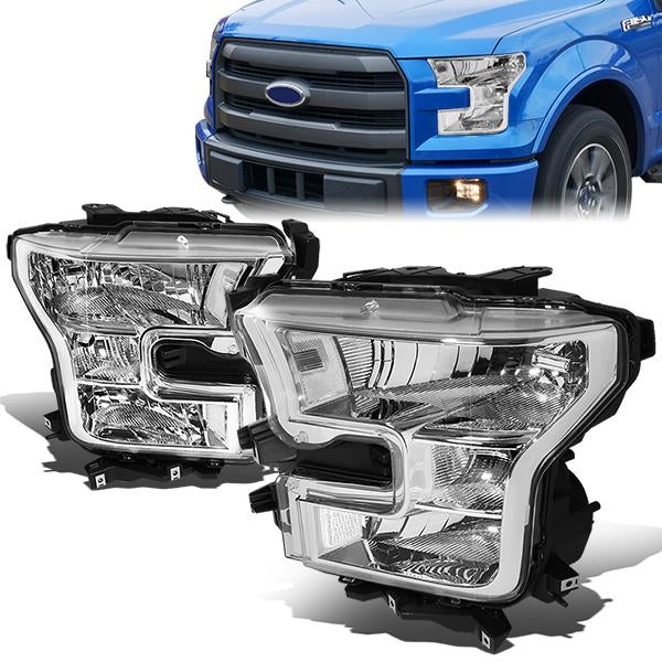 Factory Style Headlights 15-17 Ford F-150 - CA Auto Parts