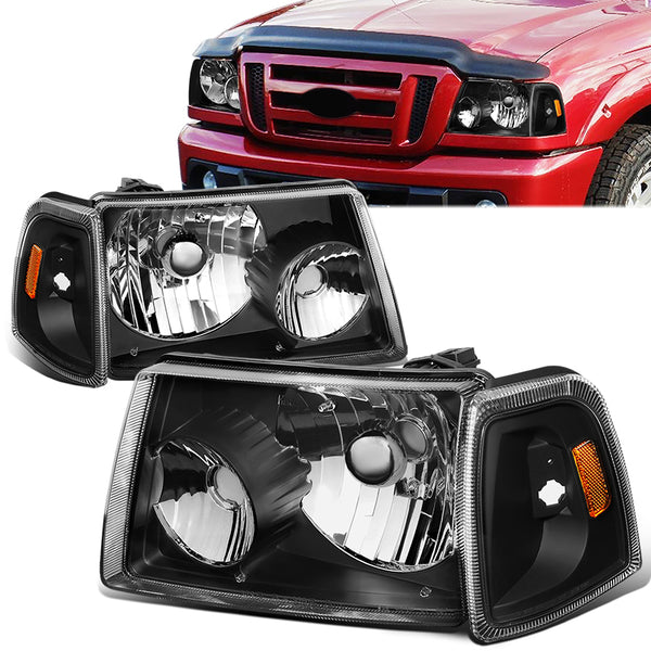 Factory Style Headlights 01-11 Ford Ranger - CA Auto Parts