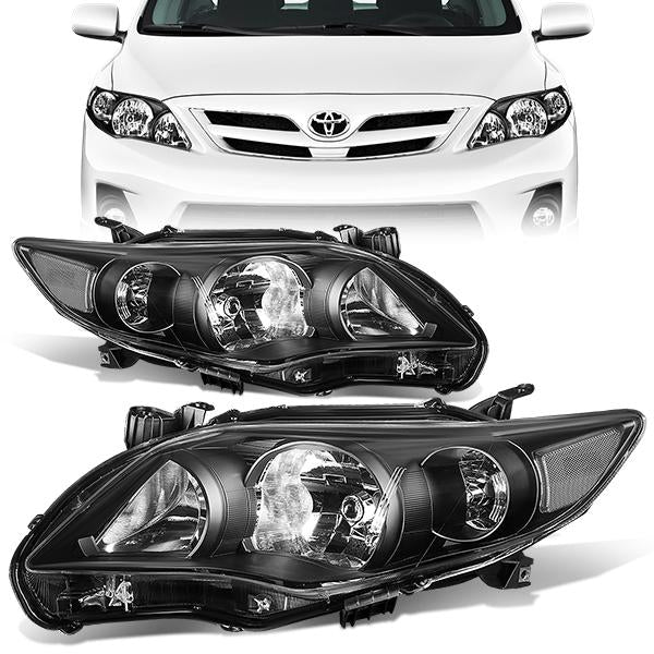 11-13 Toyota Corolla Sedan Factory Style Headlights – CA Auto Parts