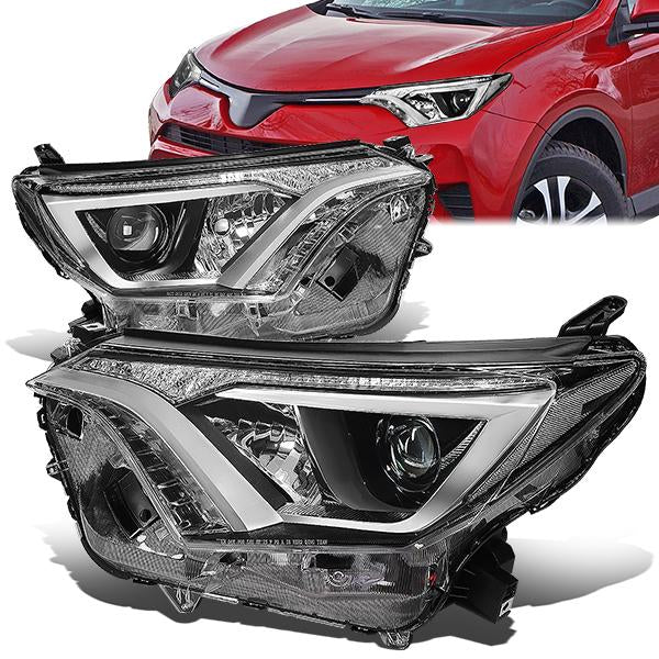 Factory Style Projector Headlights 16-18 Toyota RAV4 - CA Auto Parts