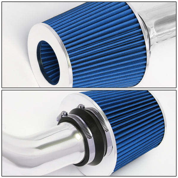 07-08 Nissan Maxima Aluminum Cold Air Intake w/Blue Cone Filter - CA ...
