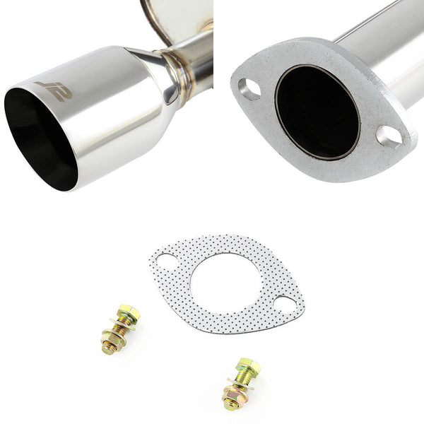 10-14 Toyota Prius Axle Back Exhaust System - 4 in. Muffler Tip - Stai ...