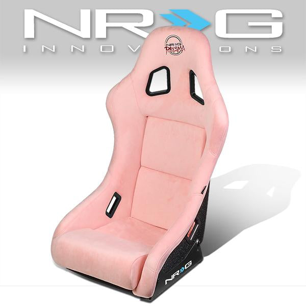 1 Piece Medium Size Alcantara Bucket Racing Seat Universal - CA Auto Parts