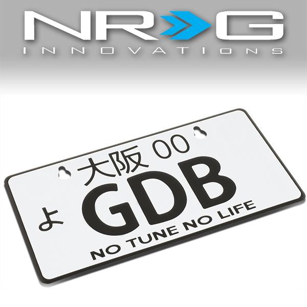 Aluminum JDM Mini License Plate w/Suction Cups - Osaka - MP-001-GDB ...