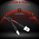 Pair H3 LED Light Bulbs Conversion Kit w/FanUniversal – CA Auto Parts