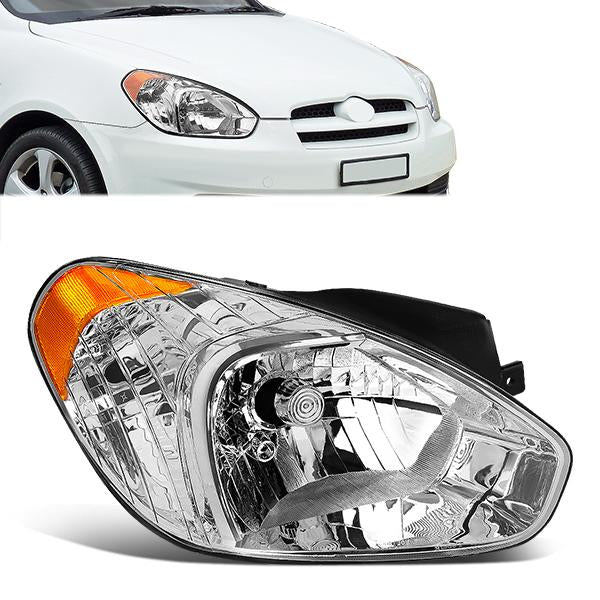 Factory Style Headlight (Right) 06-11 Hyundai Accent - CA Auto Parts