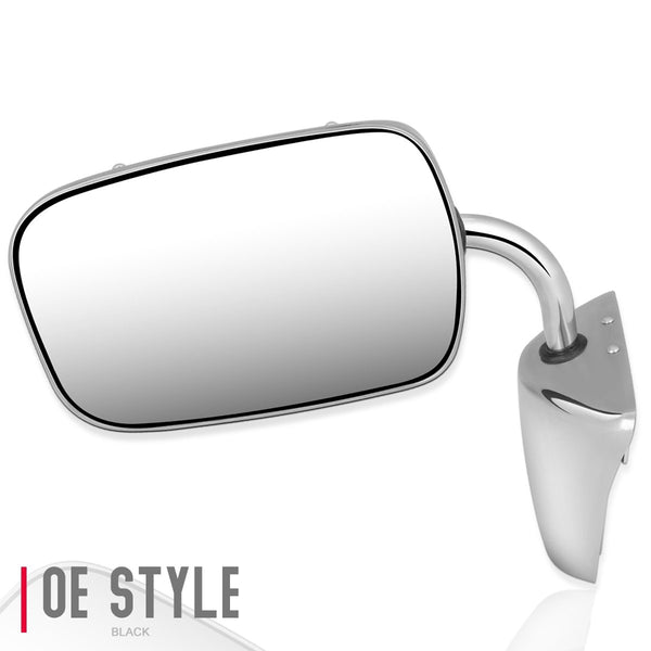 Chrome Manual Side View Mirror (Left) 73-86 Chevy GMC C10 C/K Pickup/S ...