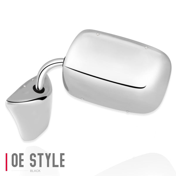 Chrome Manual Side View Mirror (Left) 73-86 Chevy GMC C10 C/K Pickup/S ...