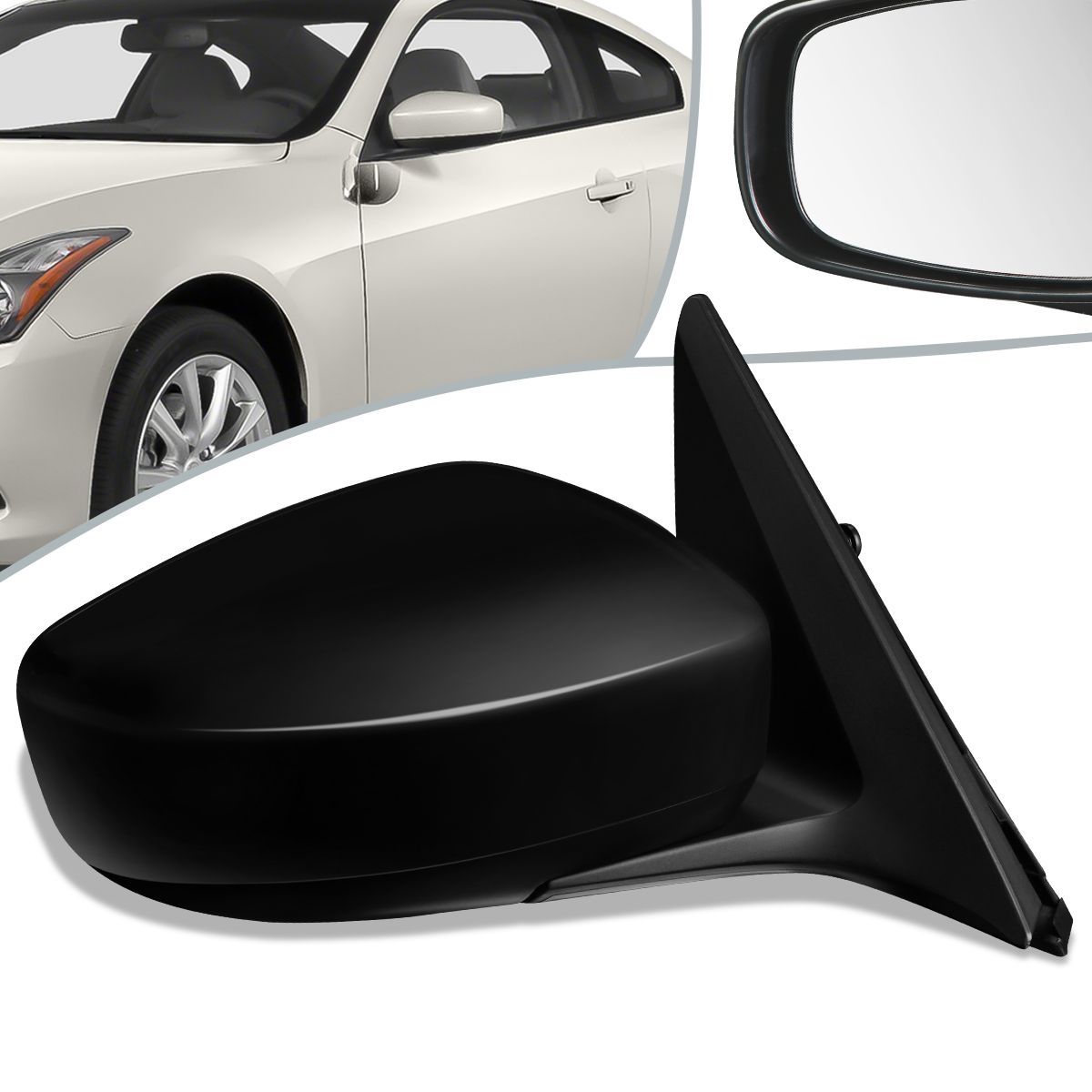 Powered Heated Side View Mirror (Right) 09-10 Infiniti G37 Convertible ...