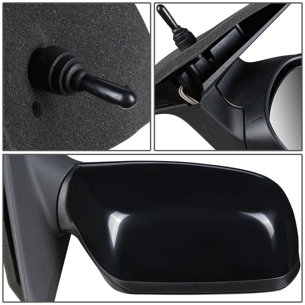 Manual Side View Mirror (Right) 04-09 Mazda 3 – CA Auto Parts