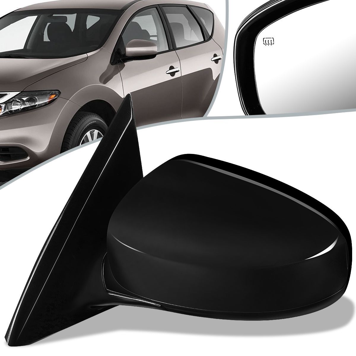 Powered Heated Side View Mirror (Left) 13-16 Nissan Pathfinder – CA ...