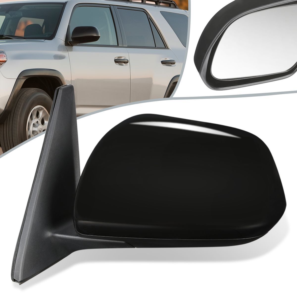 Powered Heated Side View Mirror (Left) 10-13 Toyota 4Runner – CA Auto Parts