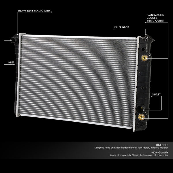 82-92 Chevy Camaro P30 Pontiac Firebird GMC P3500 AT Aluminum Radiator ...