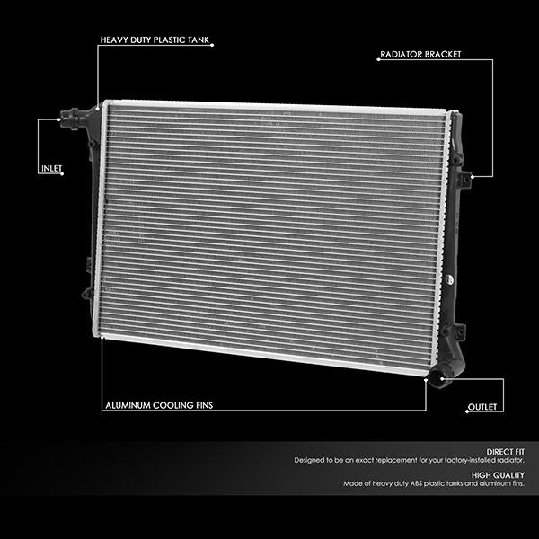 05-10 Volkswagen Jetta 08-10 Bora 1.9L TDI 13030 Replacement Radiator ...