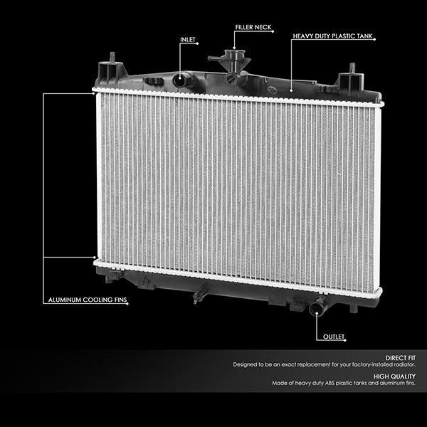 11-14 Mazda 2 AT/MT Aluminum Radiator - 13233 - CA Auto Parts