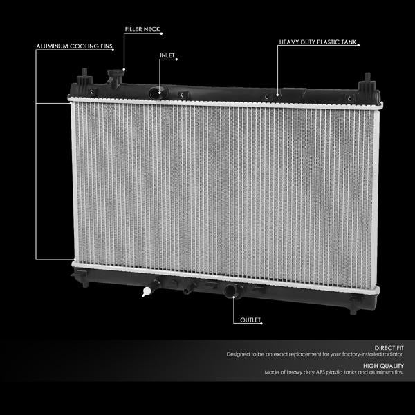 15-19 Honda City Fit AT/MT 13451 Replacement Radiator - CA Auto Parts