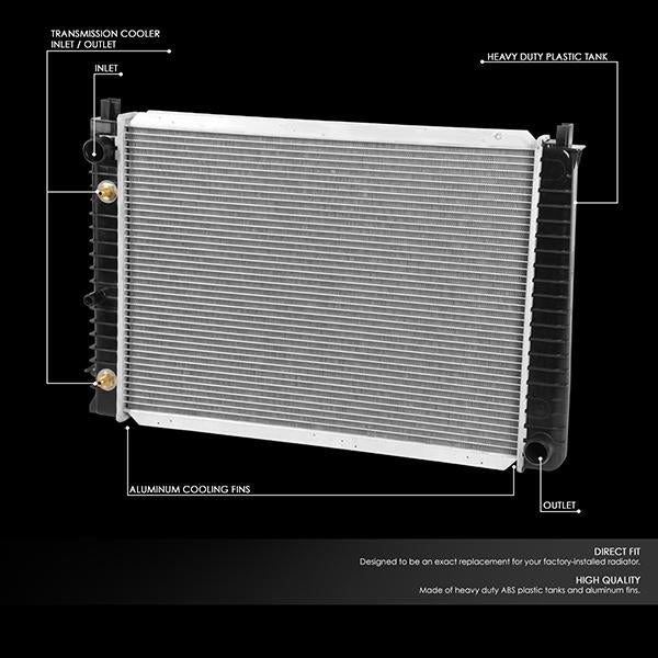 87-92 Volvo 740 92-95 940 2.3L AT/MT Aluminum Radiator - 1577 - CA Auto ...