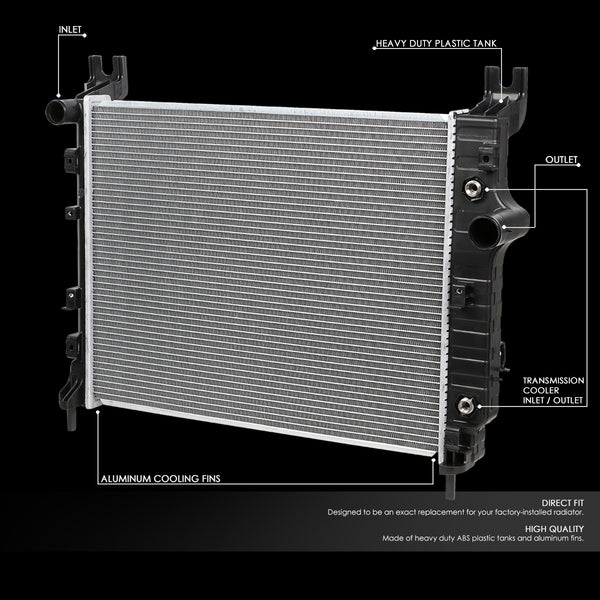 00-04 Dodge Dakota Durango AT 2294 Replacement Radiator - CA Auto Parts