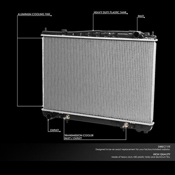02-06 Infiniti Q45, 03-04 M45 AT 2426 Replacement Radiator - CA Auto Parts